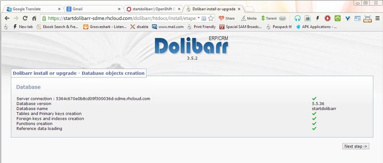Cloud with Redhat OpenShift Flex - Dolibarr ERP CRM Wiki