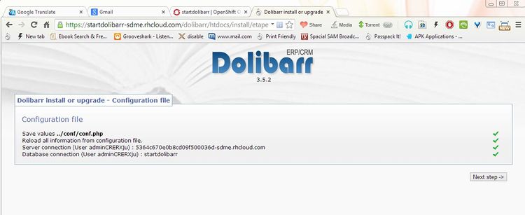 Cloud con Redhat OpenShift Flex - Dolibarr ERP CRM Wiki