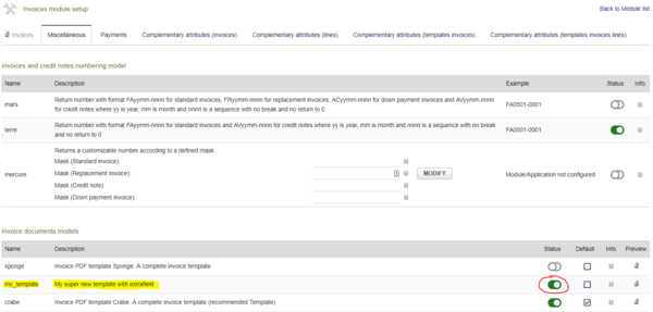 Add Extrafields on PDF Models - Dolibarr ERP CRM Wiki